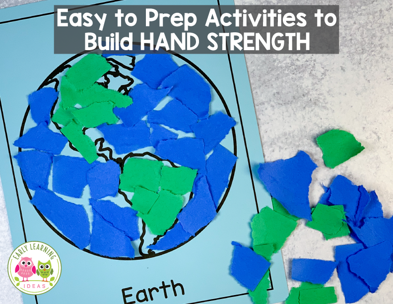 Paper Tearing Fine Motor Activities to Build Hand Strength – Early ...