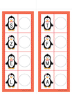 Penguin Letter Sort – Early Learning Ideas