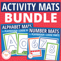 Playdough Mats & Loose Parts Mats Bundle – Early Learning Ideas