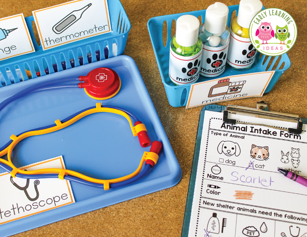 Animal Shelter Dramatic Play Printables – Early Learning Ideas