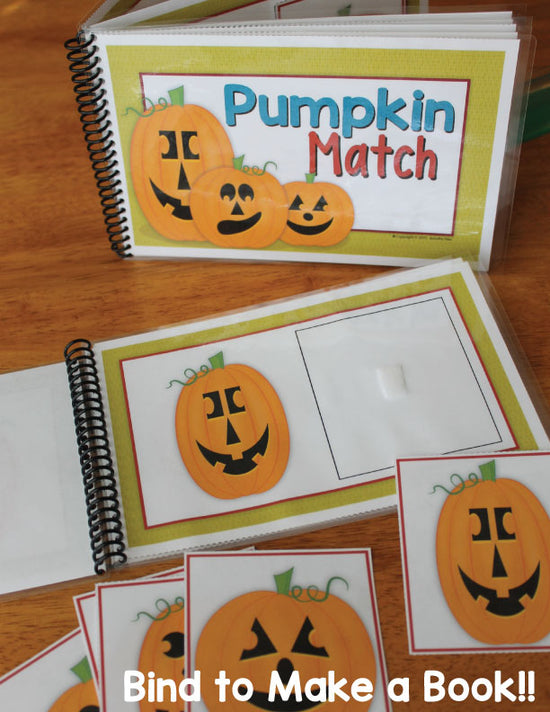 Pumpkin Matching Activity – Early Learning Ideas