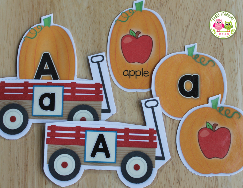 Pumpkin Alphabet & Beginning Sound Activity – Early Learning Ideas