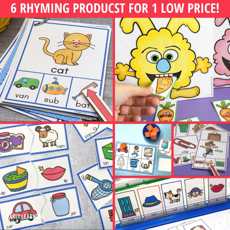Rhyming Activity Bundle – Early Learning Ideas