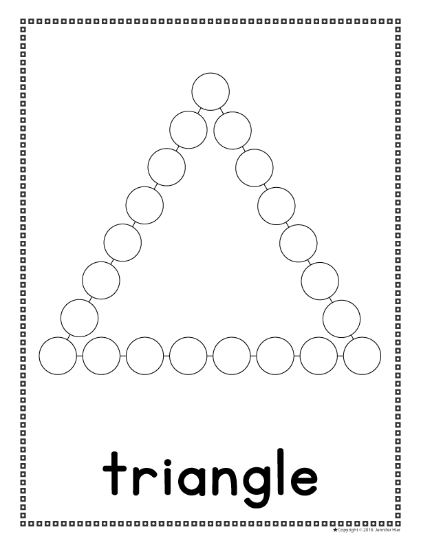 Shape Playdough Mats & Dot Cards – Early Learning Ideas