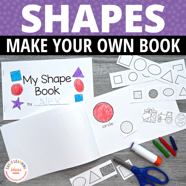 Make Your Own Shape Book Activity – Early Learning Ideas