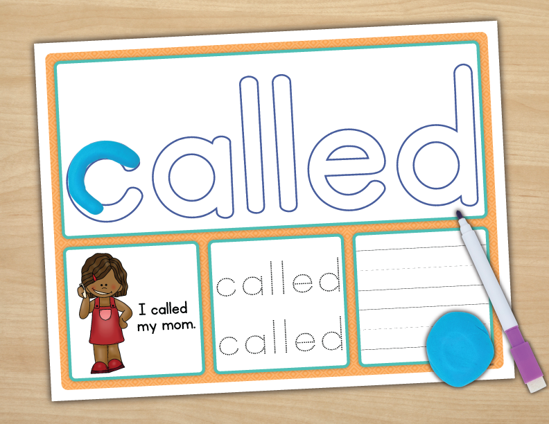 Sight Word Review Practice & Morning Work - Fry List 4 Sight Word Play ...