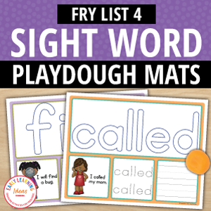 Sight Word Review Practice & Morning Work - Fry List 4 Sight Word Play ...