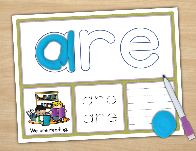 Sight Word Practice & Sight Word Review Activities - Fry List 1 Playdo ...