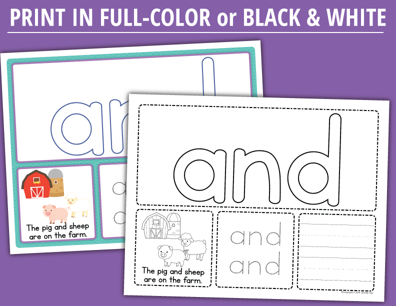 Pre-Primer Sight Word Activity Mats – Early Learning Ideas