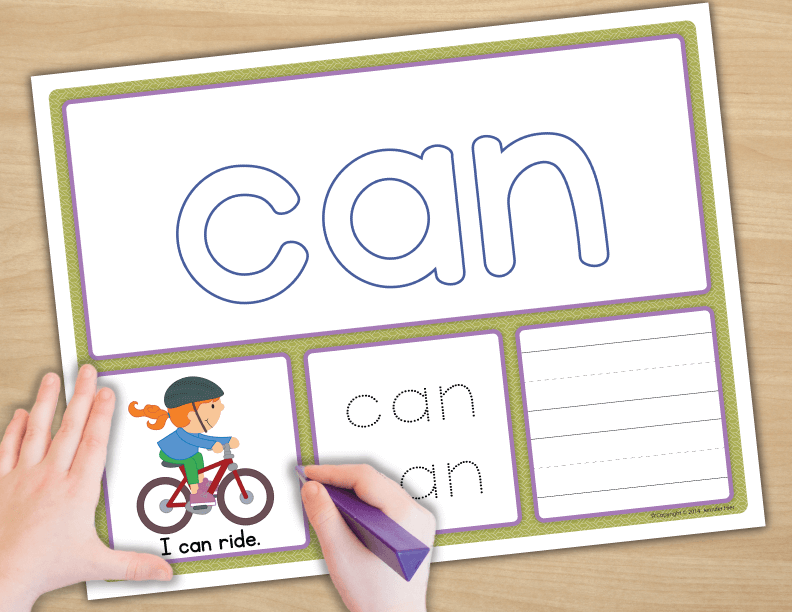 Pre-Primer Sight Word Activity Mats – Early Learning Ideas