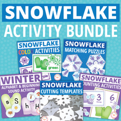 Snowflake Theme Activity Bundle – Early Learning Ideas