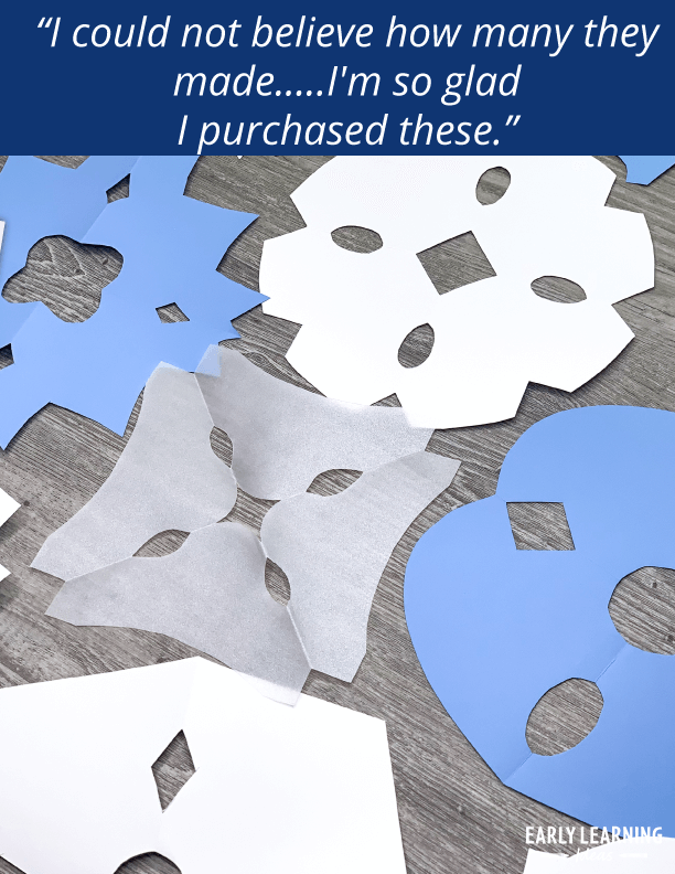 Snowflake Cutting Patterns for Winter Scissor Skills & Fine Motor Prac ...