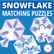 Snowflake Matching Puzzles – Early Learning Ideas