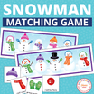 Snowman Matching Game – Early Learning Ideas