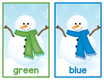 Snowman Color Matching Activities – Early Learning Ideas