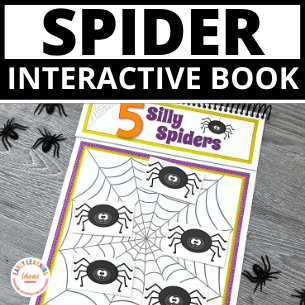 Five Silly Spiders Interactive Counting Book – Early Learning Ideas