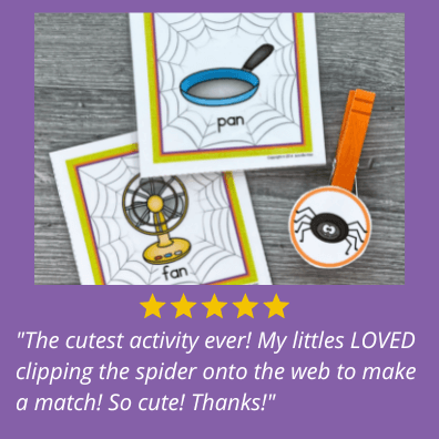 Spider Rhyming Activity – Early Learning Ideas