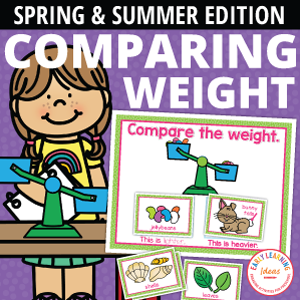 Comparing Weights: Spring & Summer Addition – Early Learning Ideas
