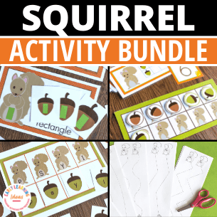 Squirrel & Acorn Activity Bundle – Early Learning Ideas