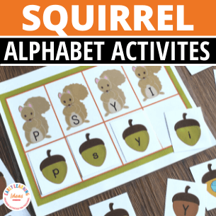 Squirrel Alphabet & Beginning Sound Activity – Early Learning Ideas