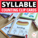 Syllable Counting Clip Cards – Early Learning Ideas