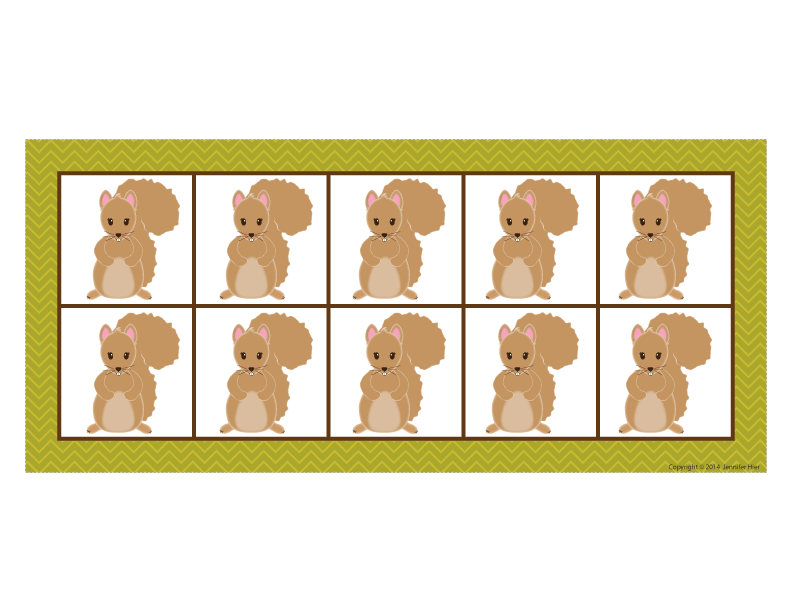 Squirrel & Acorn Math Activities – Early Learning Ideas