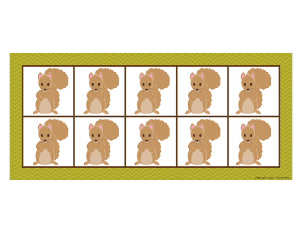 Squirrel & Acorn Math Activities – Early Learning Ideas