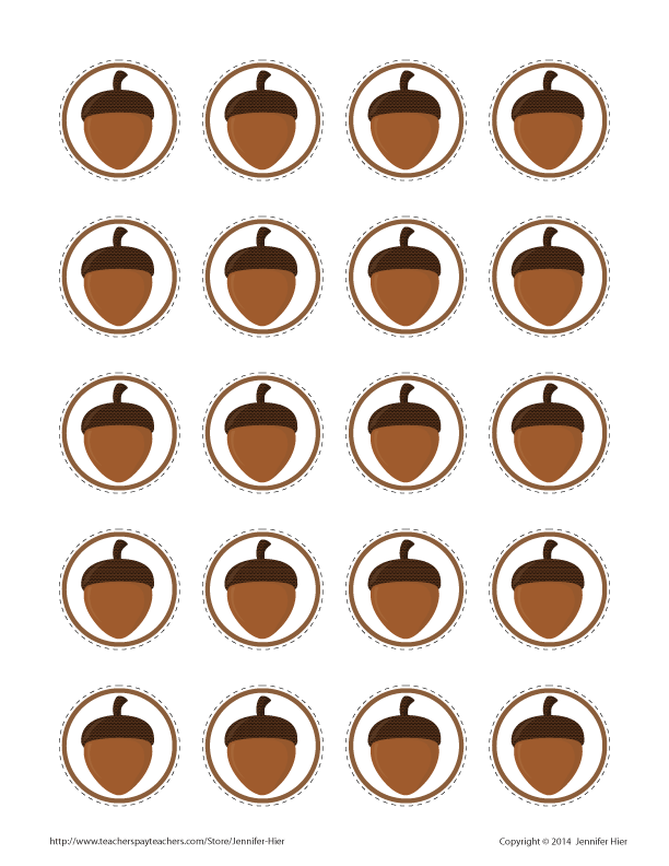 Squirrel & Acorn Math Activities – Early Learning Ideas