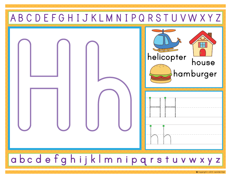 Alphabet Activity Mats – Early Learning Ideas