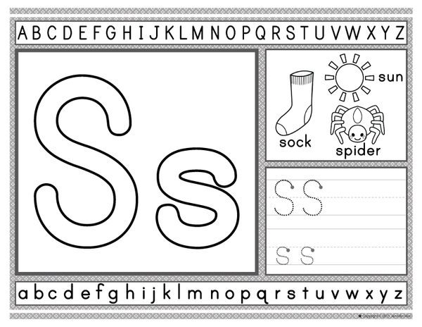 Alphabet Activity Mats – Early Learning Ideas