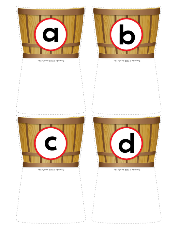 Apples Alphabet and Beginning Sound Activities – Early Learning Ideas