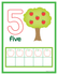 Apples Theme 0-10 Play Dough Counting Mats – Early Learning Ideas