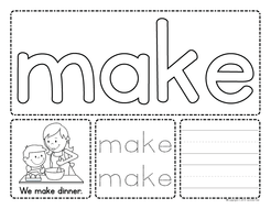Pre-Primer Sight Word Activity Mats – Early Learning Ideas