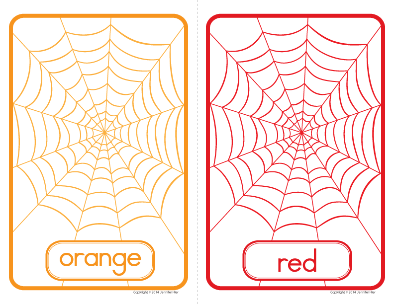 Spider Color & Size Sorting Activities – Early Learning Ideas