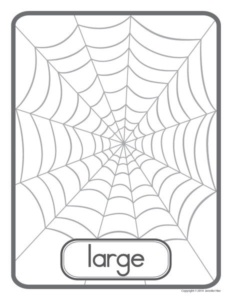 Spider Color & Size Sorting Activities – Early Learning Ideas