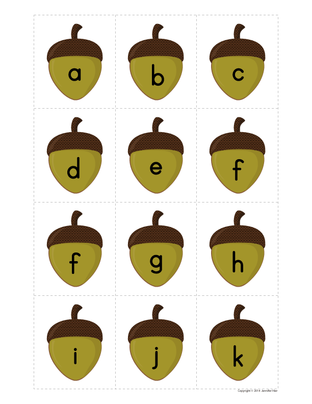 Squirrel Alphabet & Beginning Sound Activity – Early Learning Ideas