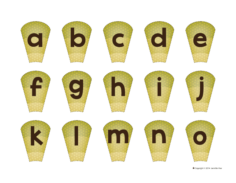 Turkey Alphabet & Beginning Sound Activity – Early Learning Ideas