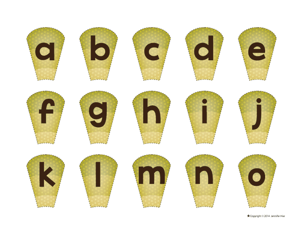 Turkey Alphabet & Beginning Sound Activity – Early Learning Ideas