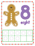 Gingerbread Math & Playdough Mats – Early Learning Ideas