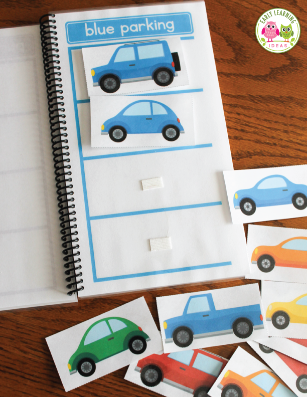 Transportation Color Matching Activity – Early Learning Ideas