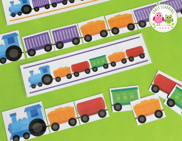 Train Patterning Activities – Early Learning Ideas
