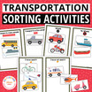 Transportation Sorting Activities – Early Learning Ideas