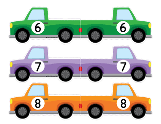 Transportation Counting and Number Activities – Early Learning Ideas