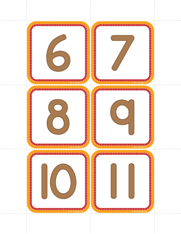 Fall Tree Counting Activity – Early Learning Ideas