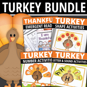 Turkey Activity Bundle – Early Learning Ideas
