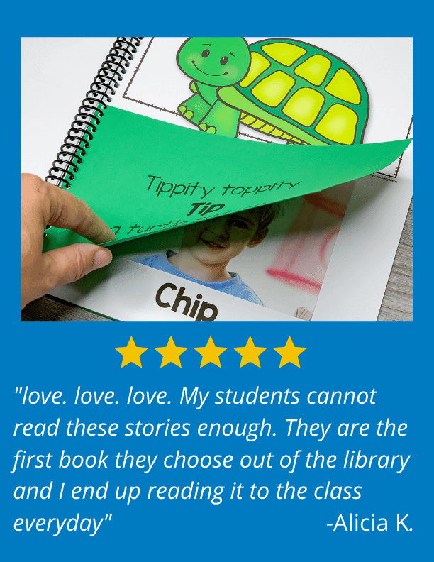 Turtle Rhyming Editable Name Book – Early Learning Ideas