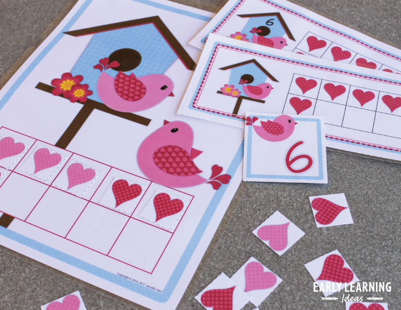 Valentine's Day Number Activities – Early Learning Ideas