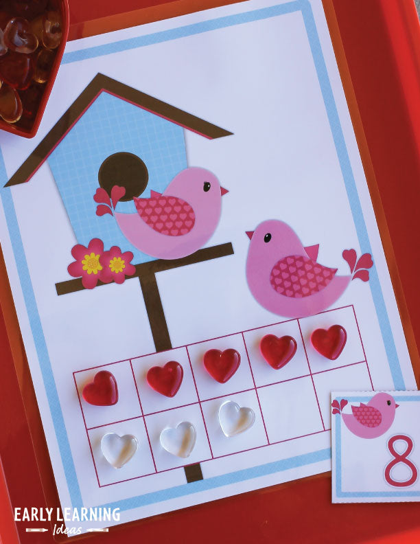 Valentine's Day Number Activities – Early Learning Ideas