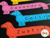 Editable Name Practice Puzzles - Dog Theme – Early Learning Ideas